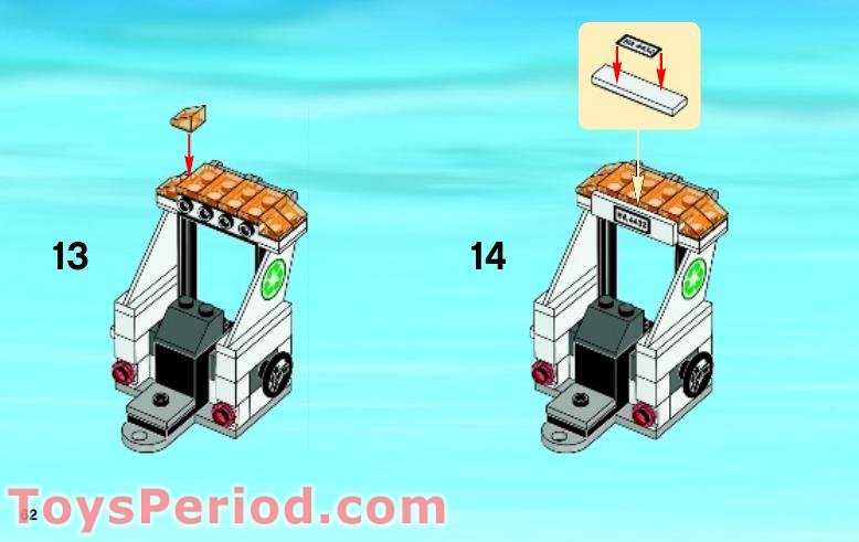 LEGO 4432 Garbage Truck Instructions and Parts List