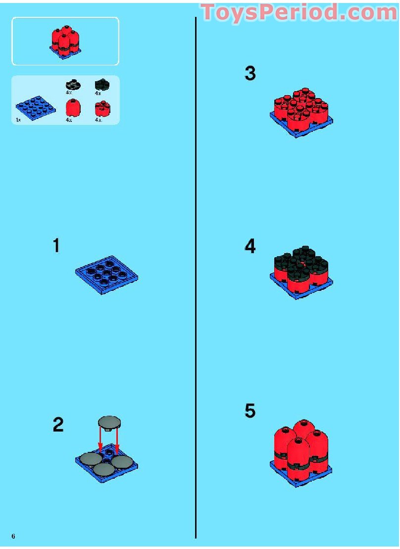 LEGO 10191 Star Justice Instructions and Parts List