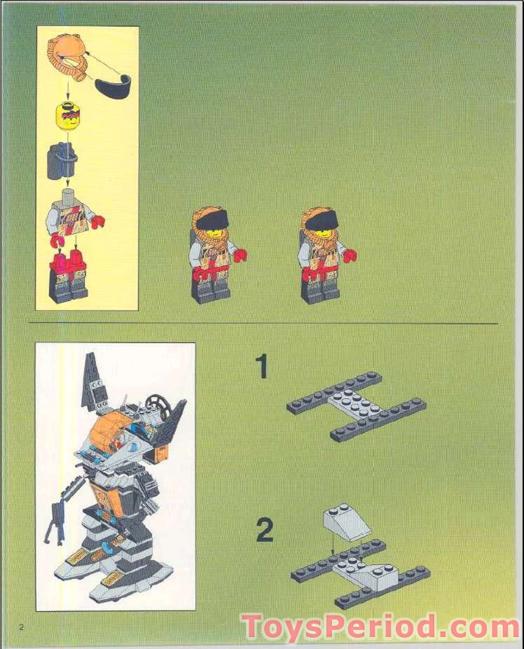 LEGO 2153 Robo Stalker Instructions and Parts List