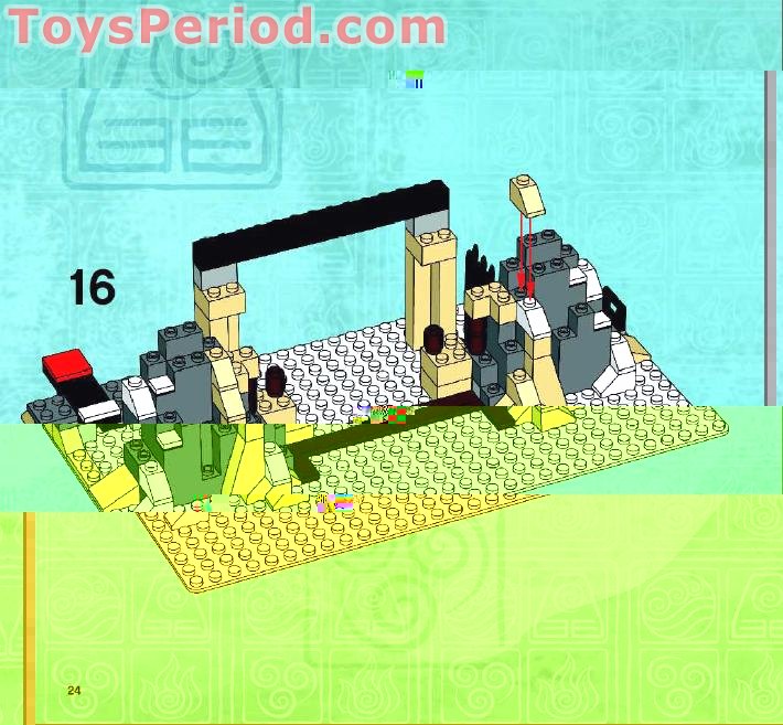 LEGO 3828 Air Temple Instructions and Parts List