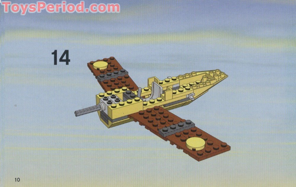 LEGO 4778 Desert Biplane Instructions and Parts List