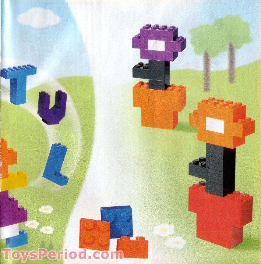 LEGO 4106 Large Red Bucket Set Parts Inventory and Instructions - LEGO ...