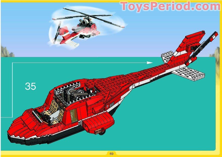 LEGO 4403 Air Blazers Instructions and Parts List