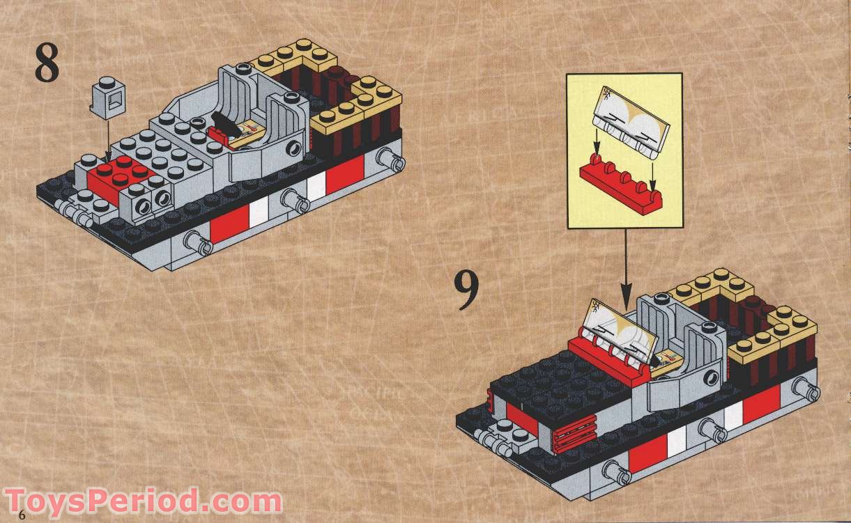 LEGO 5934 Dino Explorer Track Master Instructions and Parts List
