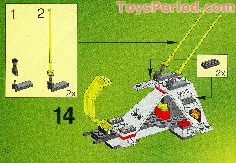 LEGO 6829 Radon Rover Instructions and Parts List
