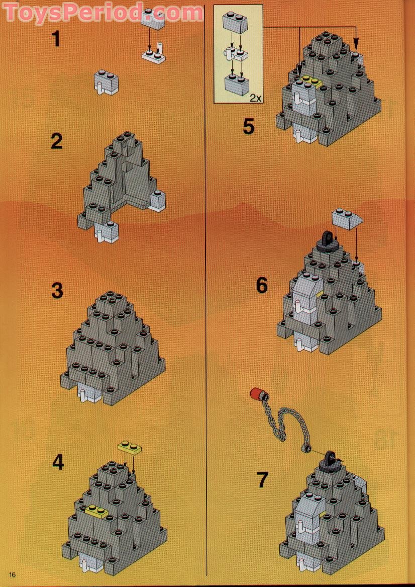 LEGO 6087 Witch's Magic Manor Instructions and Parts List