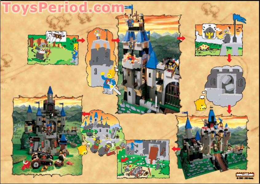LEGO 6098 King Leo's Castle Instructions and Parts List