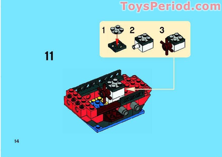 LEGO 6192 Pirate Building Set Instructions and Parts List