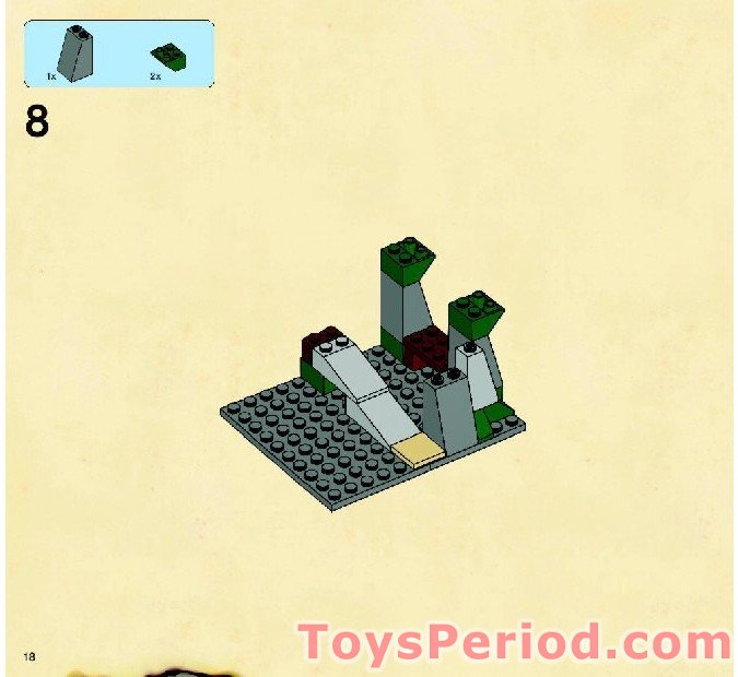 LEGO 6253 Shipwreck Hideout Instructions and Parts List