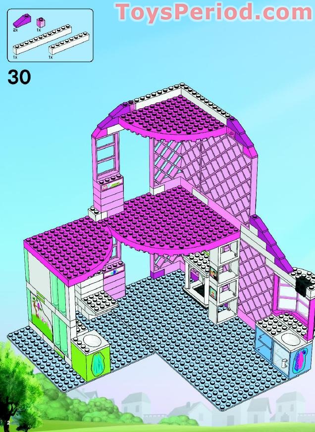 LEGO 7586 Sunshine Home Instructions and Parts List