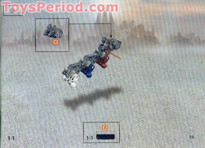 LEGO 8617-1 Vahki Zadakh Instructions and Parts List