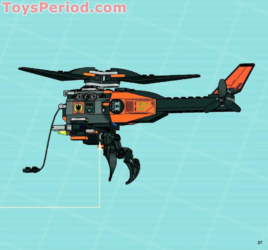 LEGO 8634 Mission 5: Turbocar Chase Instructions and Parts List