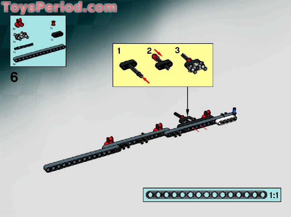 LEGO 8682 Nitro Intimidator Instructions and Parts List