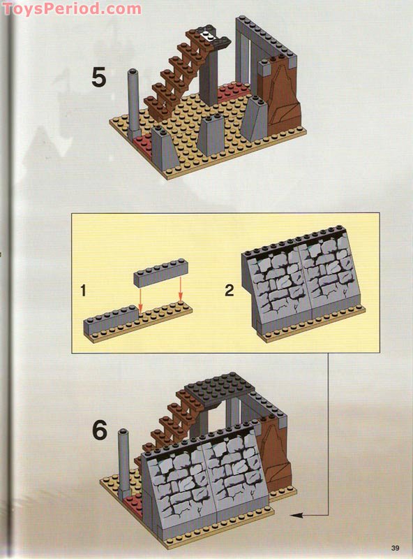 LEGO 8877 Vladek's Dark Fortress Instructions and Parts List