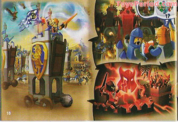 LEGO 8873 Fireball Catapult Instructions and Parts List