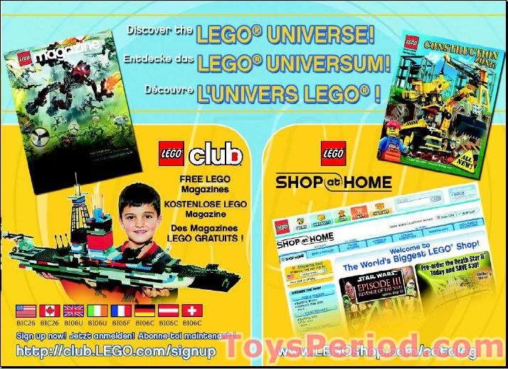 LEGO 8902 Vezok Instructions and Parts List