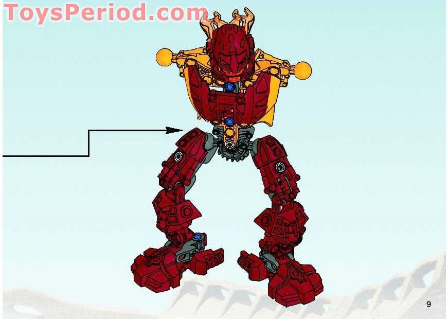 LEGO 8979 Malum Instructions and Parts List