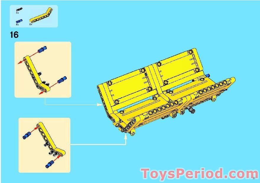 LEGO 8264 Hauler Instructions and Parts List