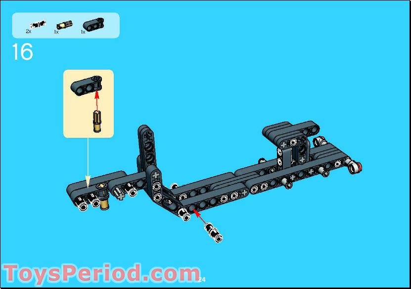 LEGO 8433 Cool Movers Instructions and Parts List