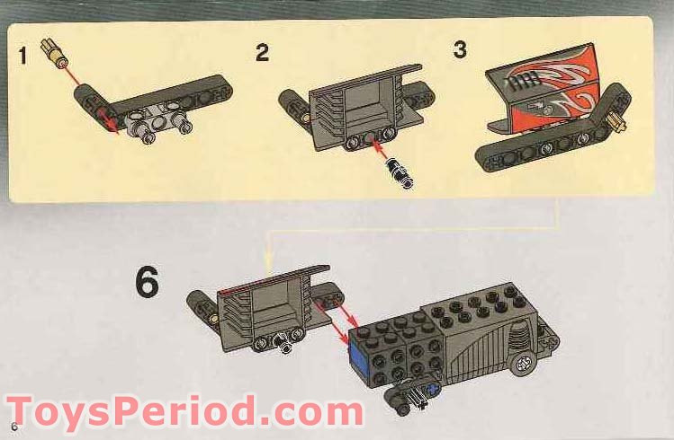 LEGO 8493 Red Ace Instructions and Parts List