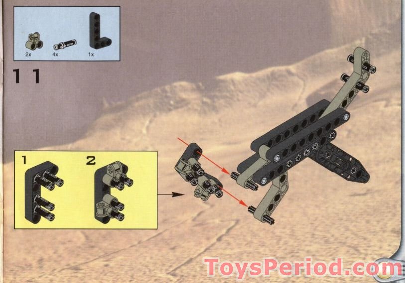 LEGO 8548 Nui-Jaga Instructions and Parts List