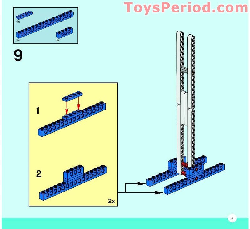 LEGO 9686-1 Simple and Motorized Mechanisms Base Set Set Parts ...