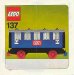 LEGO 137-2 Passenger Sleeping Car Instructions and Parts List