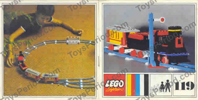 LEGO 119 Super Train Set Instructions and Parts List