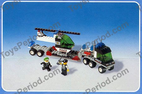 LEGO 6328 Helicopter Transport Instructions and Parts List
