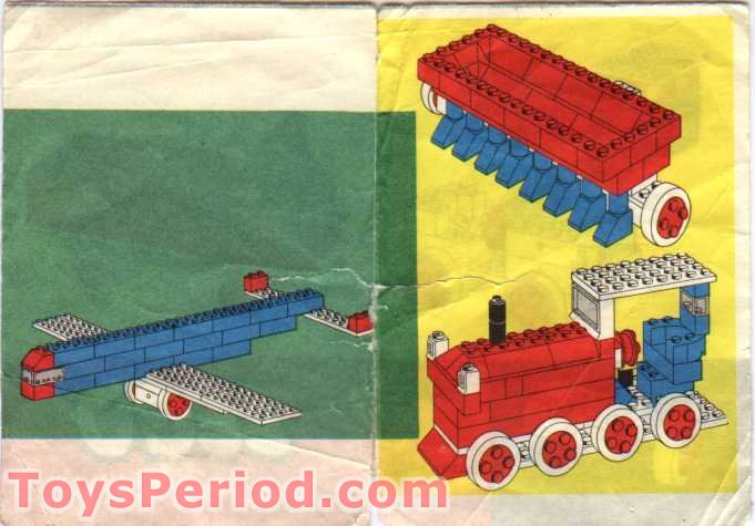 LEGO 400-2 Small Wheels with Axles Instructions and Parts List