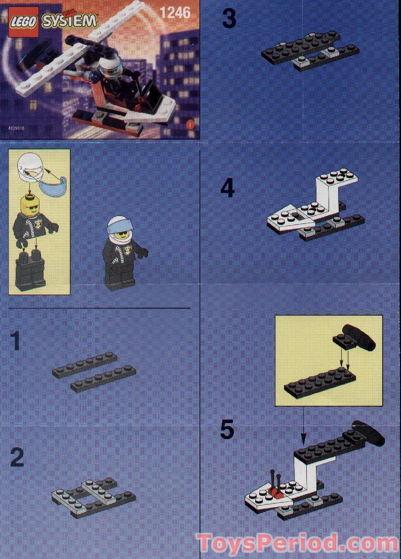 LEGO 1246 Shell Promotional Set, Service Station Series - Helicopter ...