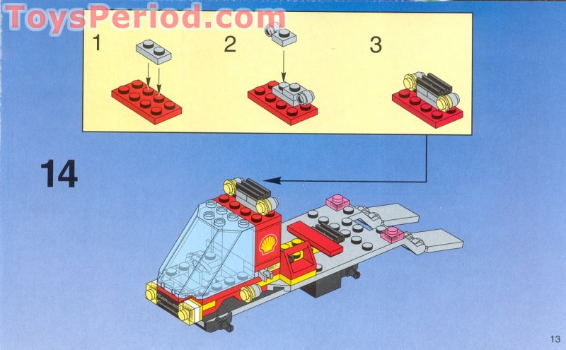 LEGO 1253-1 Shell Promotional Set - Service Station Series - Formula ...