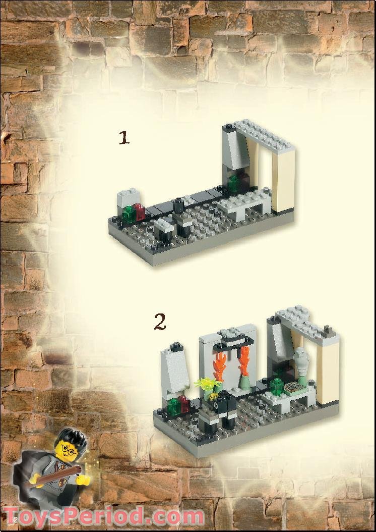 LEGO 4730 Chamber of Secrets Instructions and Parts List