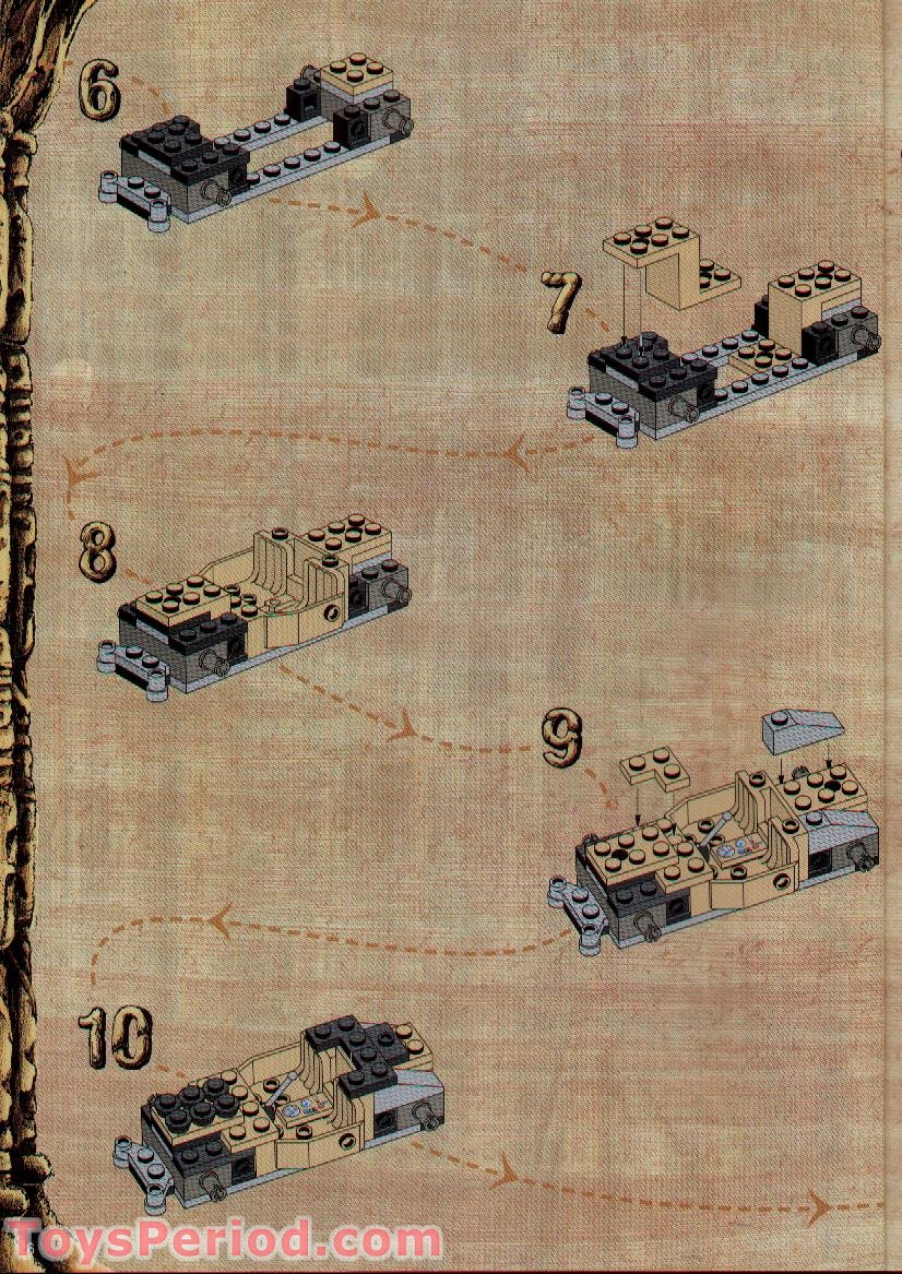 LEGO 5958 Mummy's Tomb Instructions and Parts List