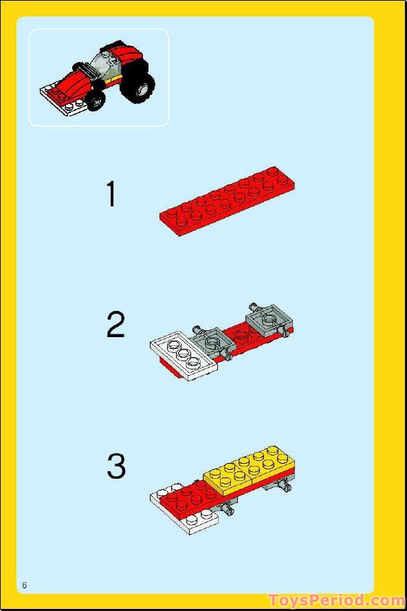 LEGO 5483 Ready, Steady, Build and Race Instructions and Parts List