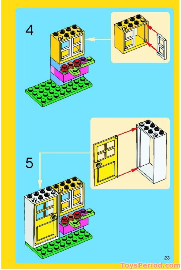 LEGO 5560 Large Pink Brick Box Instructions and Parts List
