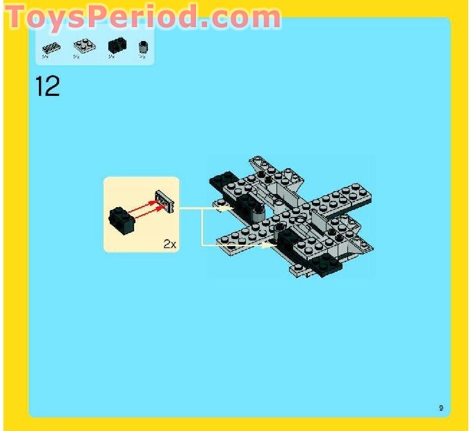 LEGO 6745 Propeller Power Set Parts Inventory and Instructions - LEGO ...