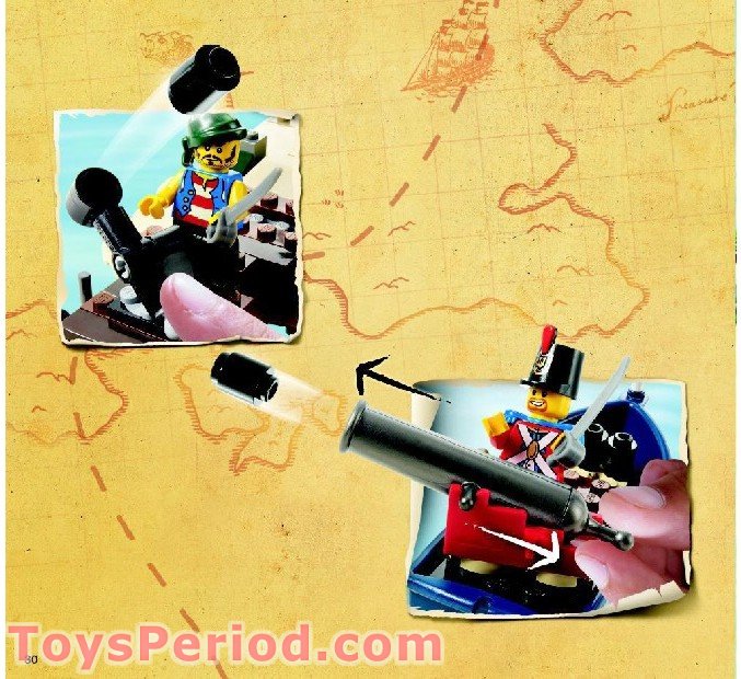 LEGO 6241 Loot Island Instructions and Parts List