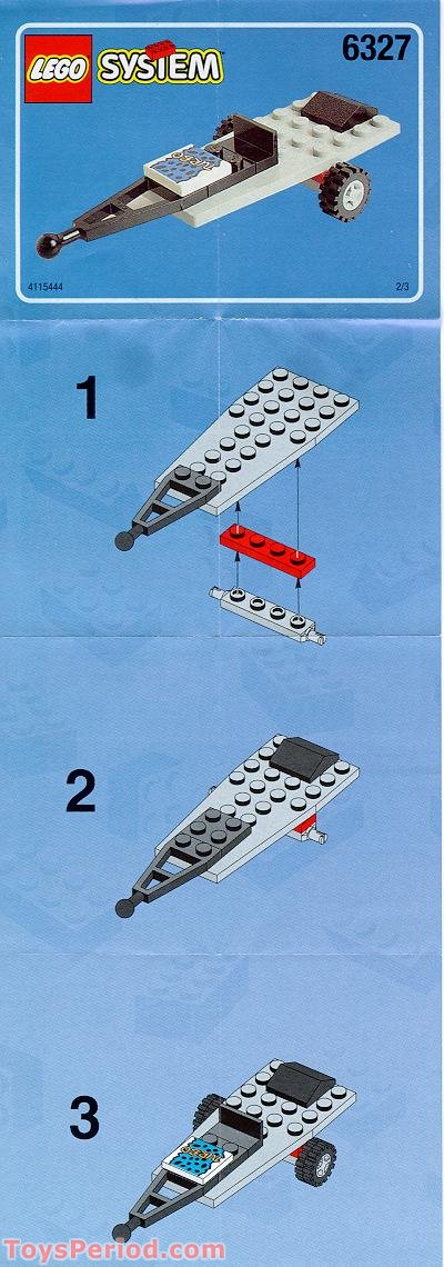 LEGO 6327 Turbo Champs Instructions and Parts List