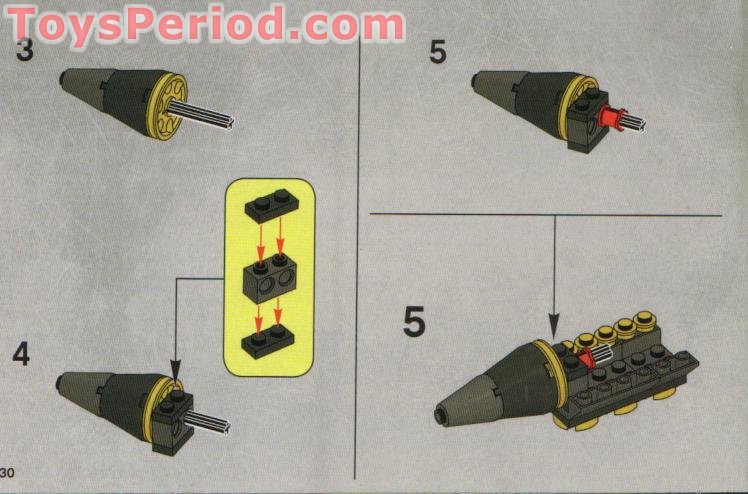 LEGO 7656 General Grievous Starfighter Instructions and Parts List