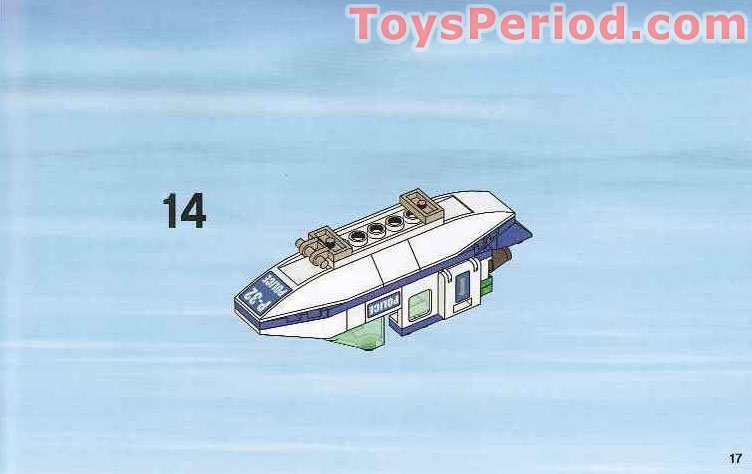 LEGO 7741 Police Helicopter Instructions and Parts List