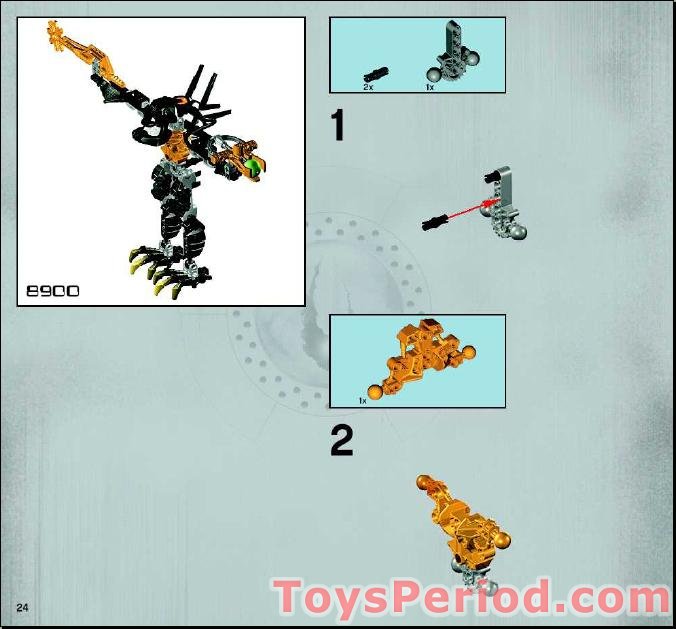LEGO 8626 Irnakk Instructions and Parts List