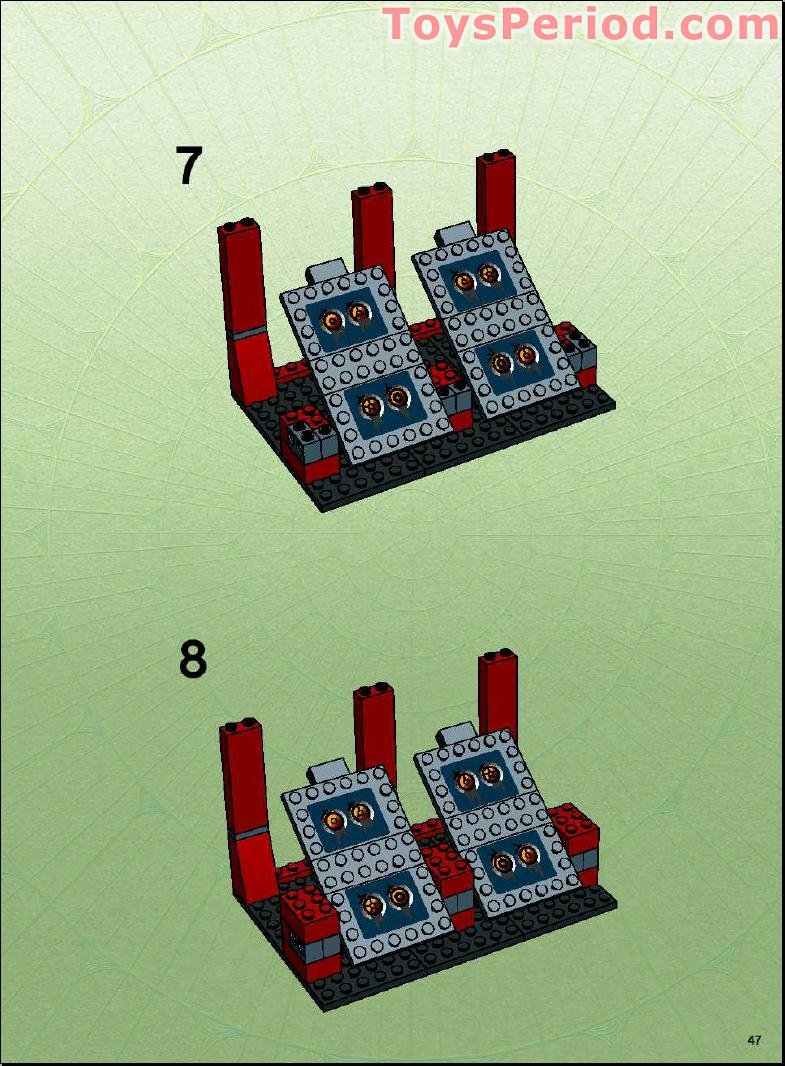 LEGO 8759 Battle of Metru Nui Instructions and Parts List