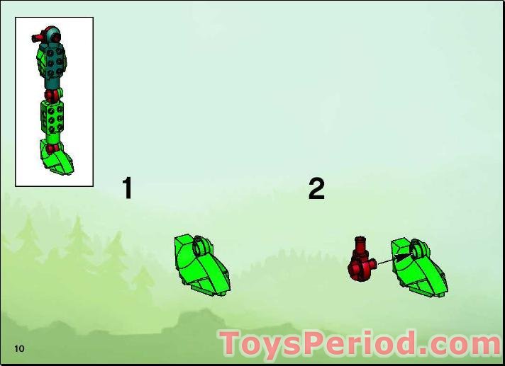 LEGO 8784-1 Rascus (USA Version with 3 Cards) Instructions and Parts List