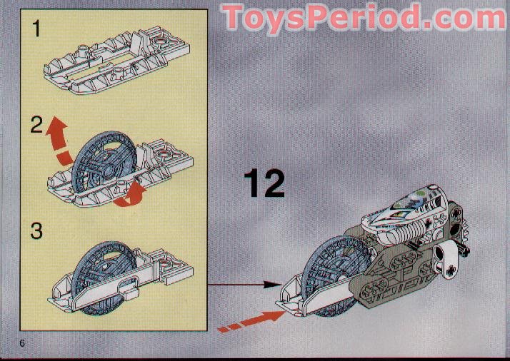 LEGO 8511 Frost Instructions and Parts List