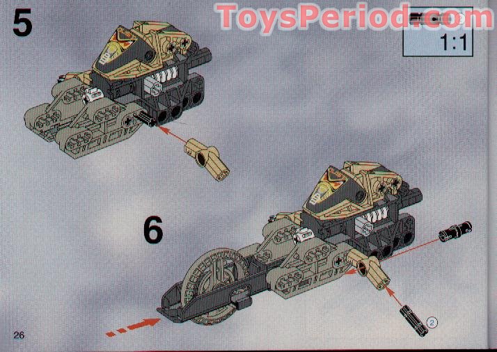 LEGO 8511 Frost Instructions and Parts List