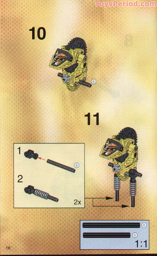 LEGO 8523 Blaster Slizer Instructions and Parts List