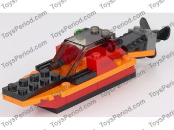LEGO 7218 Speedboat Instructions and Parts List