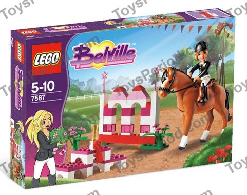 LEGO 7587 Pony Jumping Instructions and Parts List