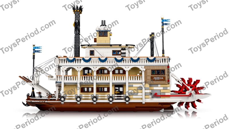 LEGO 21356 River Steamboat Set Parts List